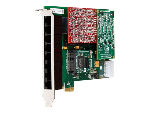 Digium A8B - Voice interface card - PCIe x1 - analog ports: 8 - Walmart.com