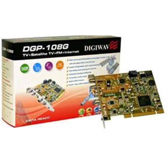 Digiwave DGP - 108G - DVB-S PCI Card with TV plus Satellite plus FM plus Internet - Walmart.com