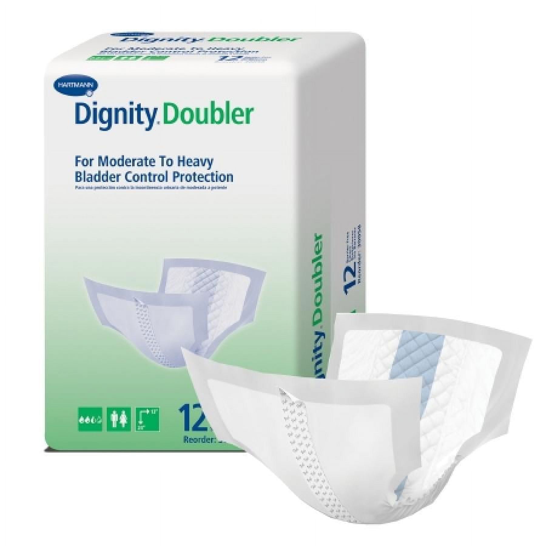 Dignity Doubler Bladder Incontinence Control Pad, Moderate Absorbency ...