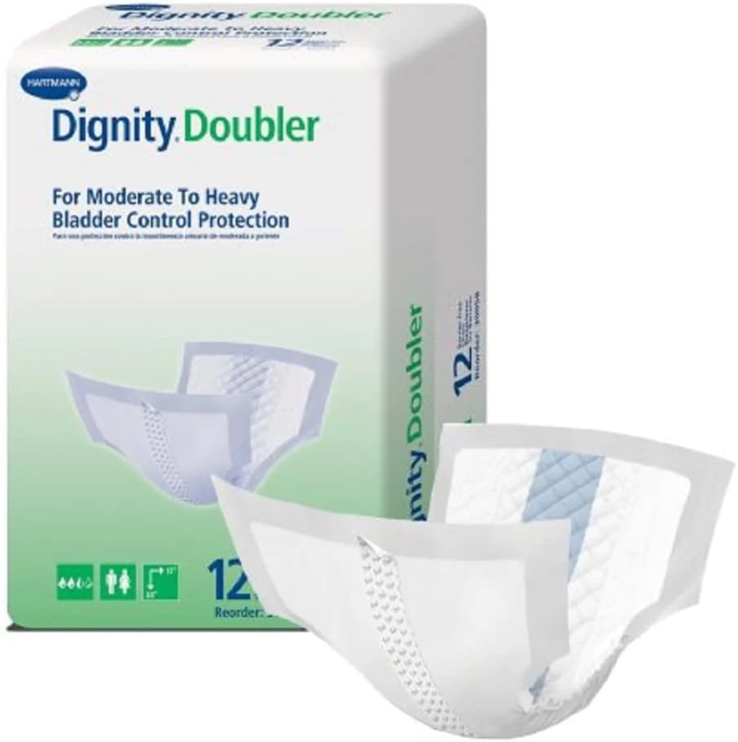 Dignity Doubler Pads, Extra-Large, Pack of 12 - Walmart.com