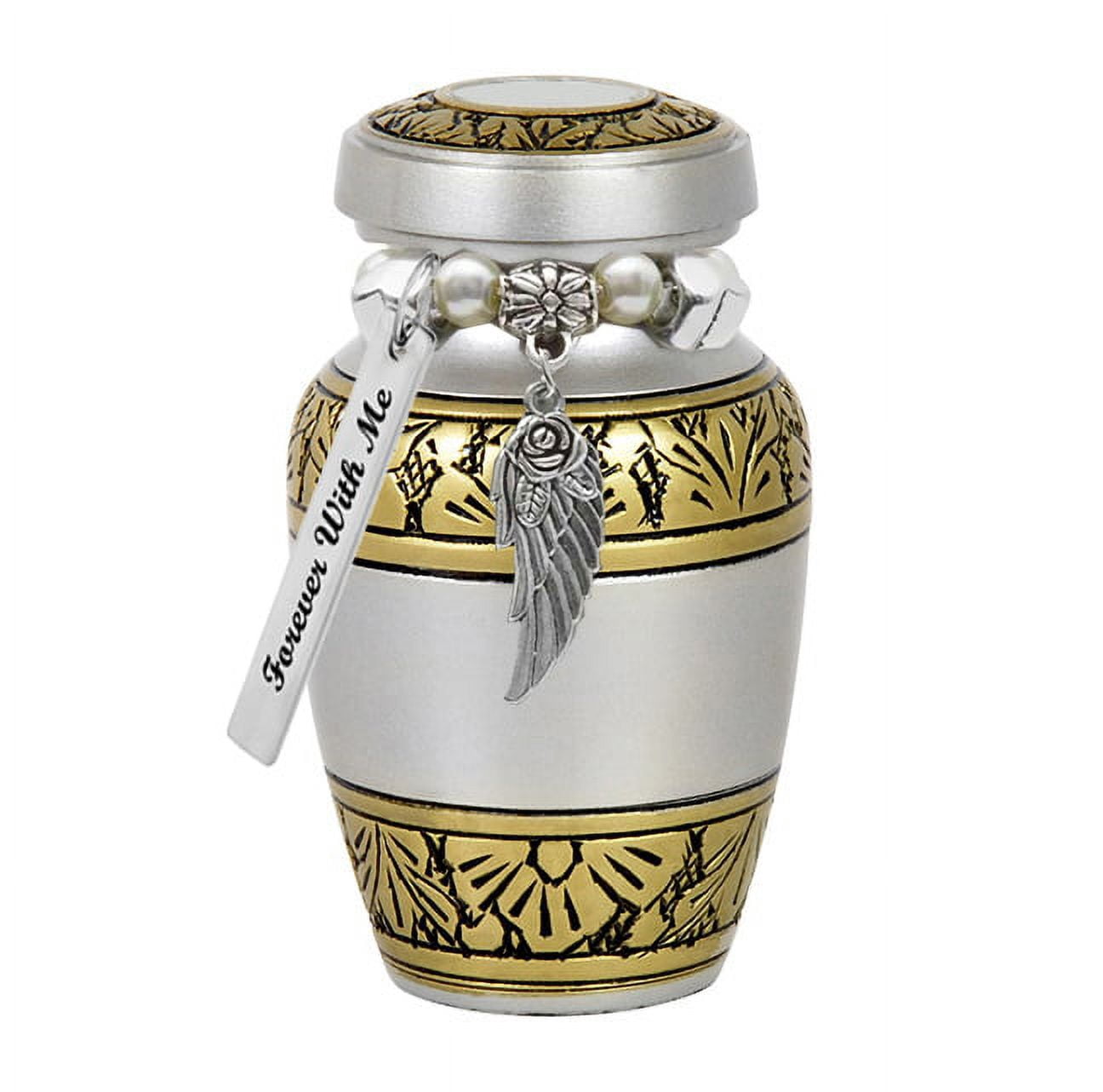 Dignity Pewter Gold Wing Mini Urn Love Charms® - In The Light Urns ...