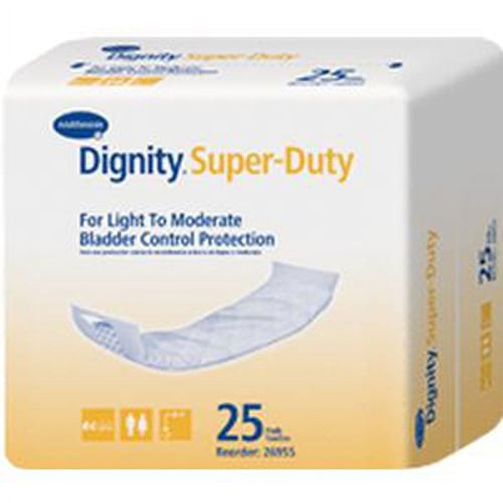 Dignity Super Absorbent Natural Self-Adhesive Pads 4" x 12"-Pack of 25 ...