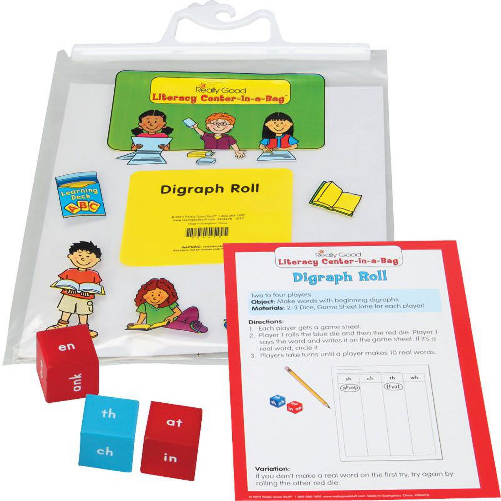 Digraph Roll Literacy Center- Grades 2-3 - Walmart.com