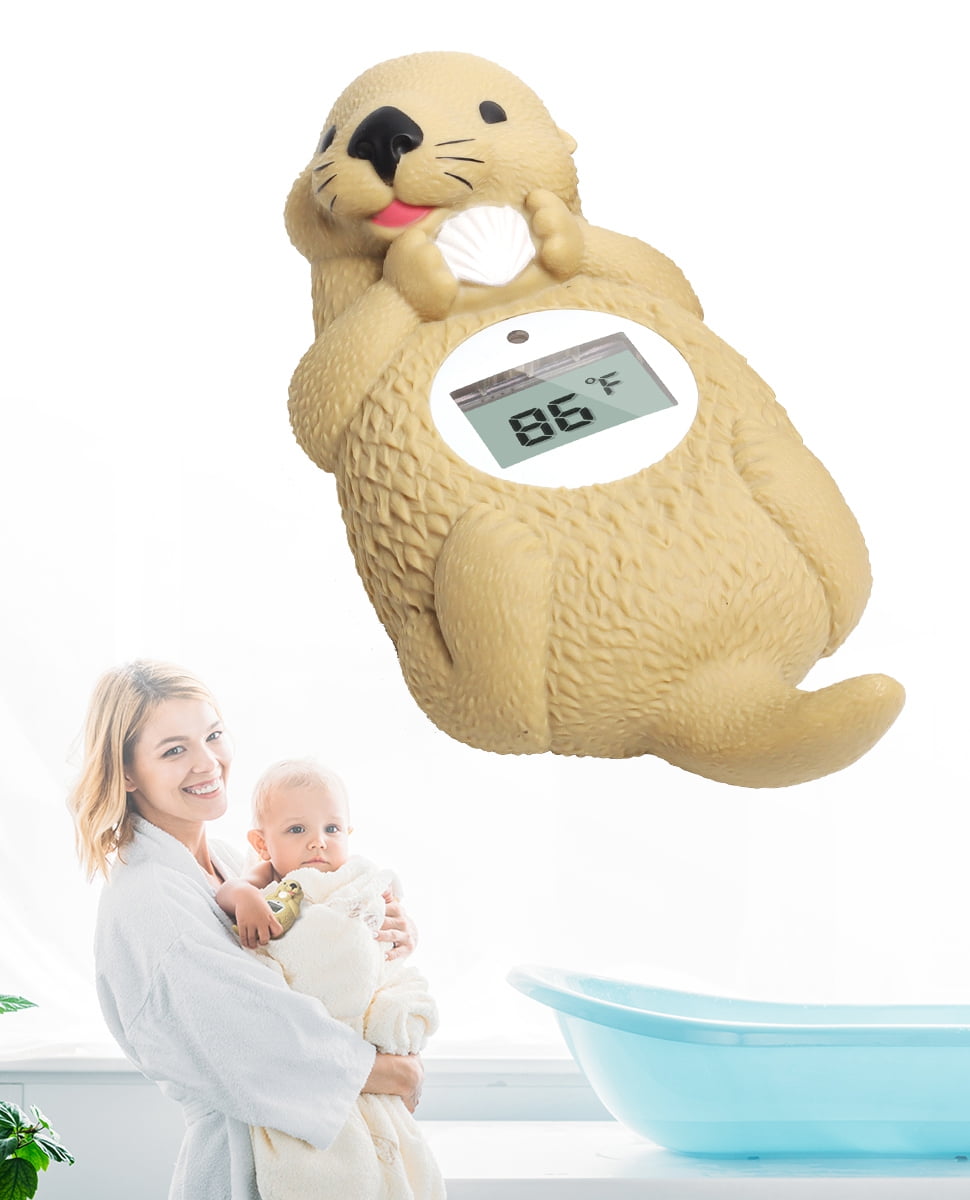Doli Yearning Baby Bath Thermometer Otter, Accurate, BPA-Free, Floating ...