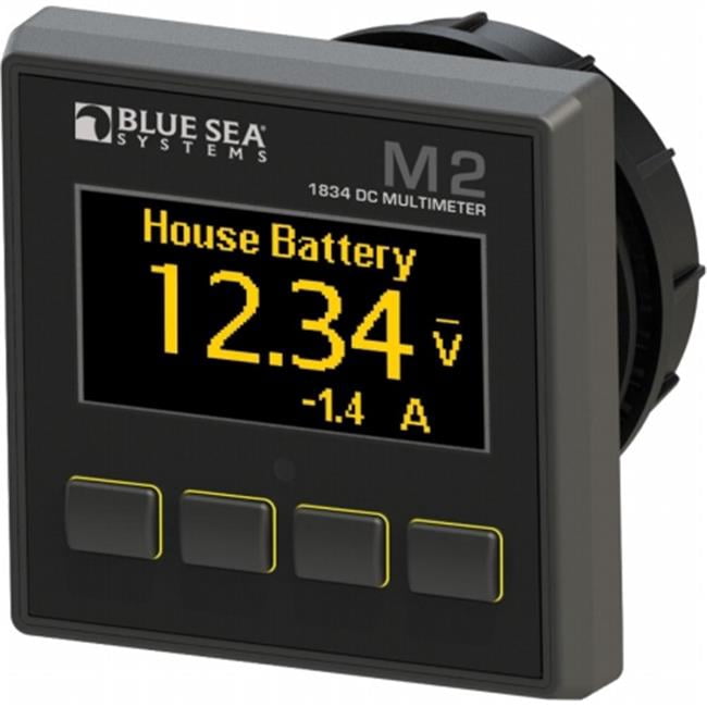 Blue Sea Systems Digtal Meter, M2 OLED, DC Multimeter - Walmart.com