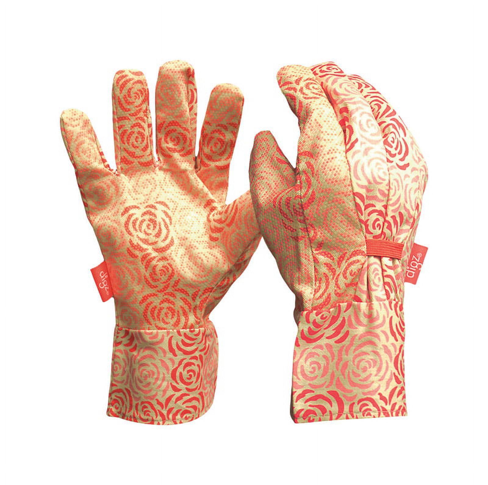 Digz Garden Gloves Canvas Med Pack of 6 - Walmart.com