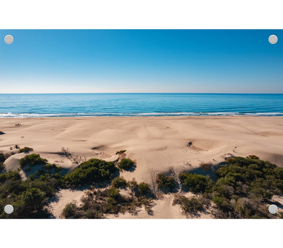 Diha 5x3ft Coastal Beach Backdrop – Sandy Dunes and Ocean Fabric Banner ...