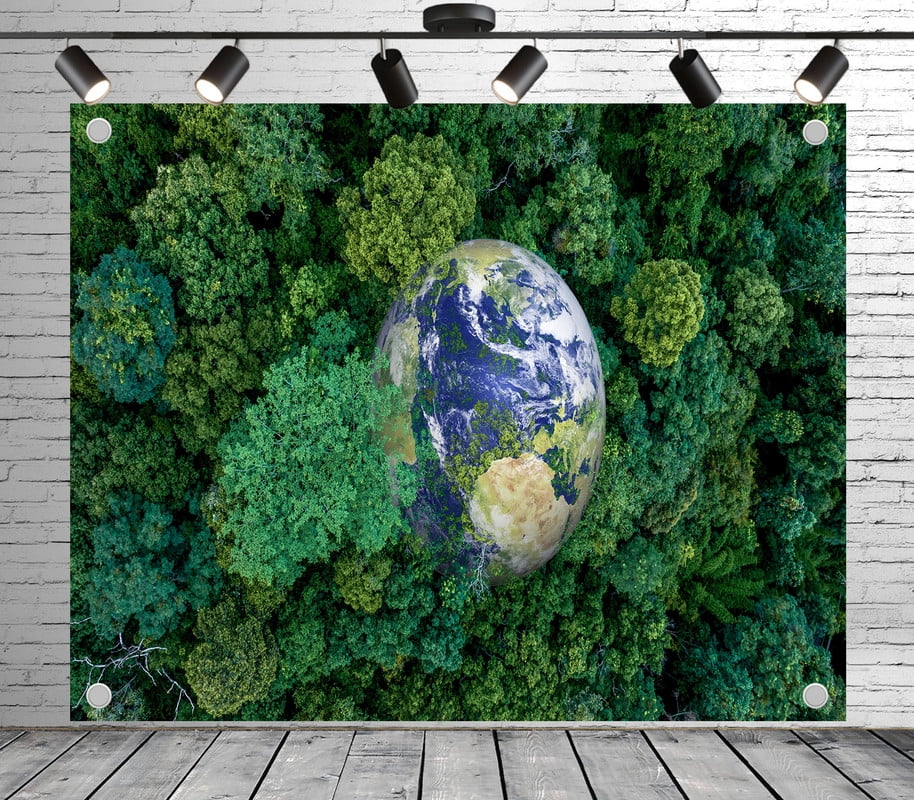 Diha 5x3ft Forest Backdrop, Earth And Trees, Backdrop for Environmental ...