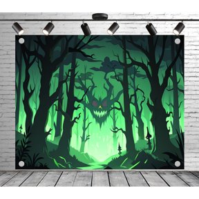 7x5FT Halloween Decoration Horror Classic Movie Character Backdrop ...