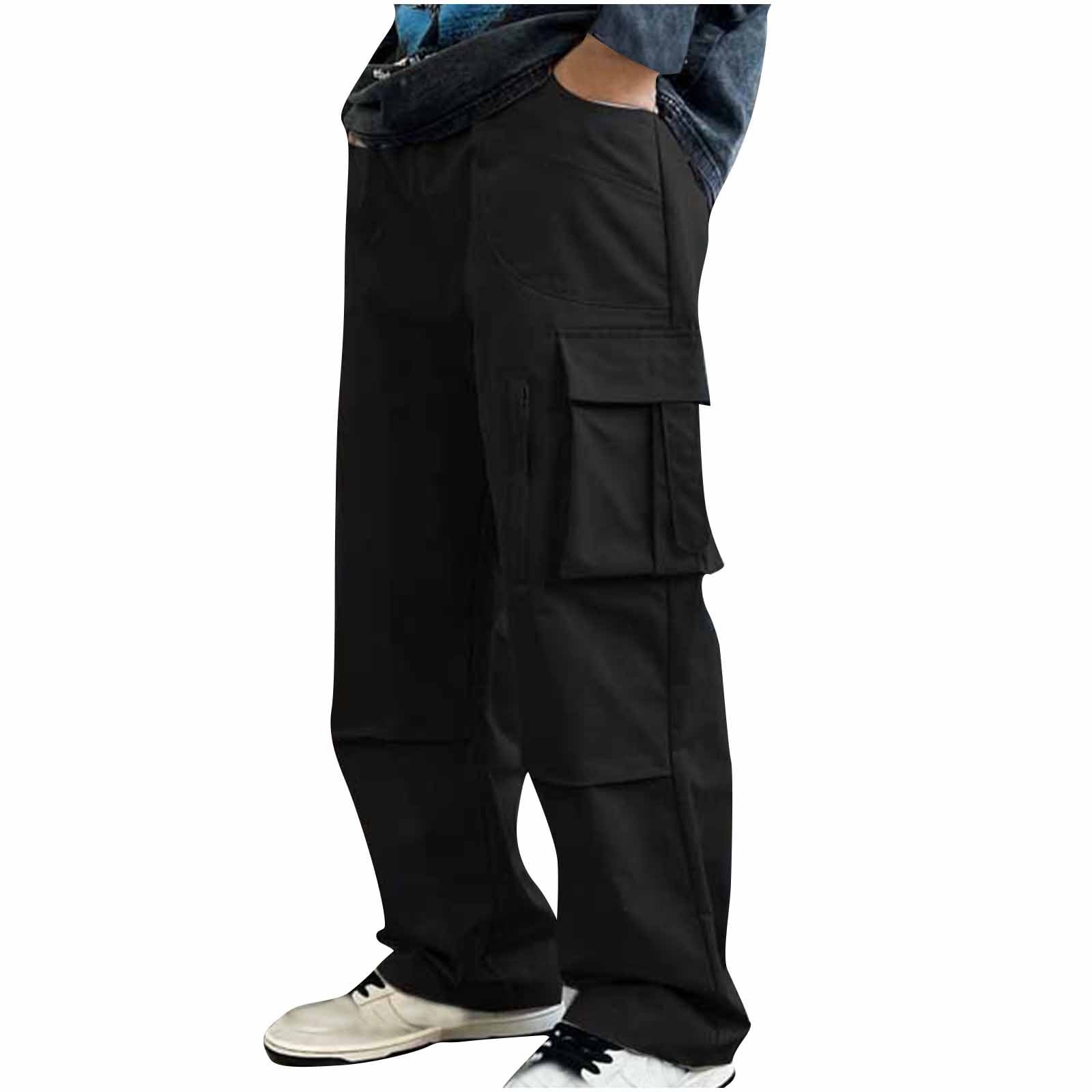 Dihao George Cargo Pants for Men Plus Size Clearance Casual Cotton ...
