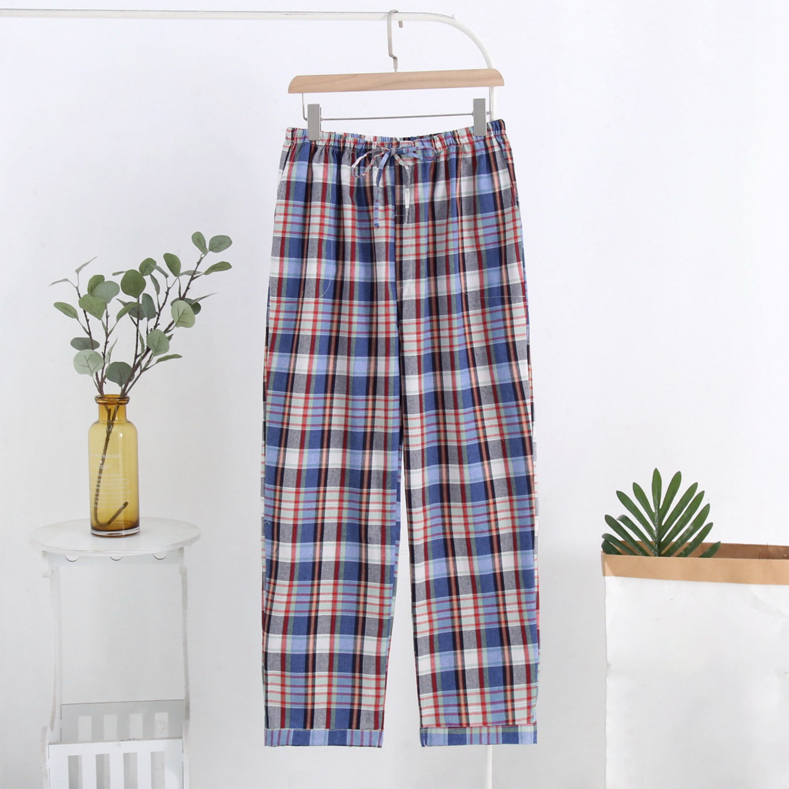 Dihao George Man Fashion Fallow Cotton Pockets Elastic Waist At Home ...