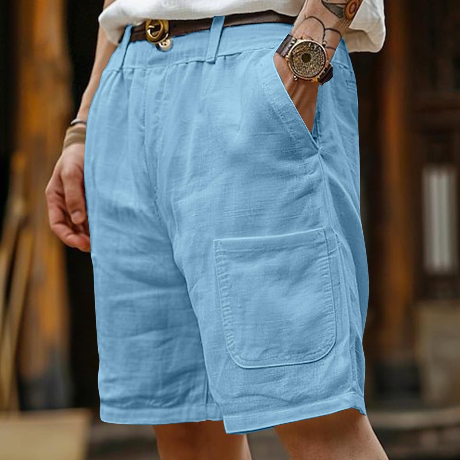 Dihao George Mens And Mens Plus Size Shorts Clearance Suit Shorts