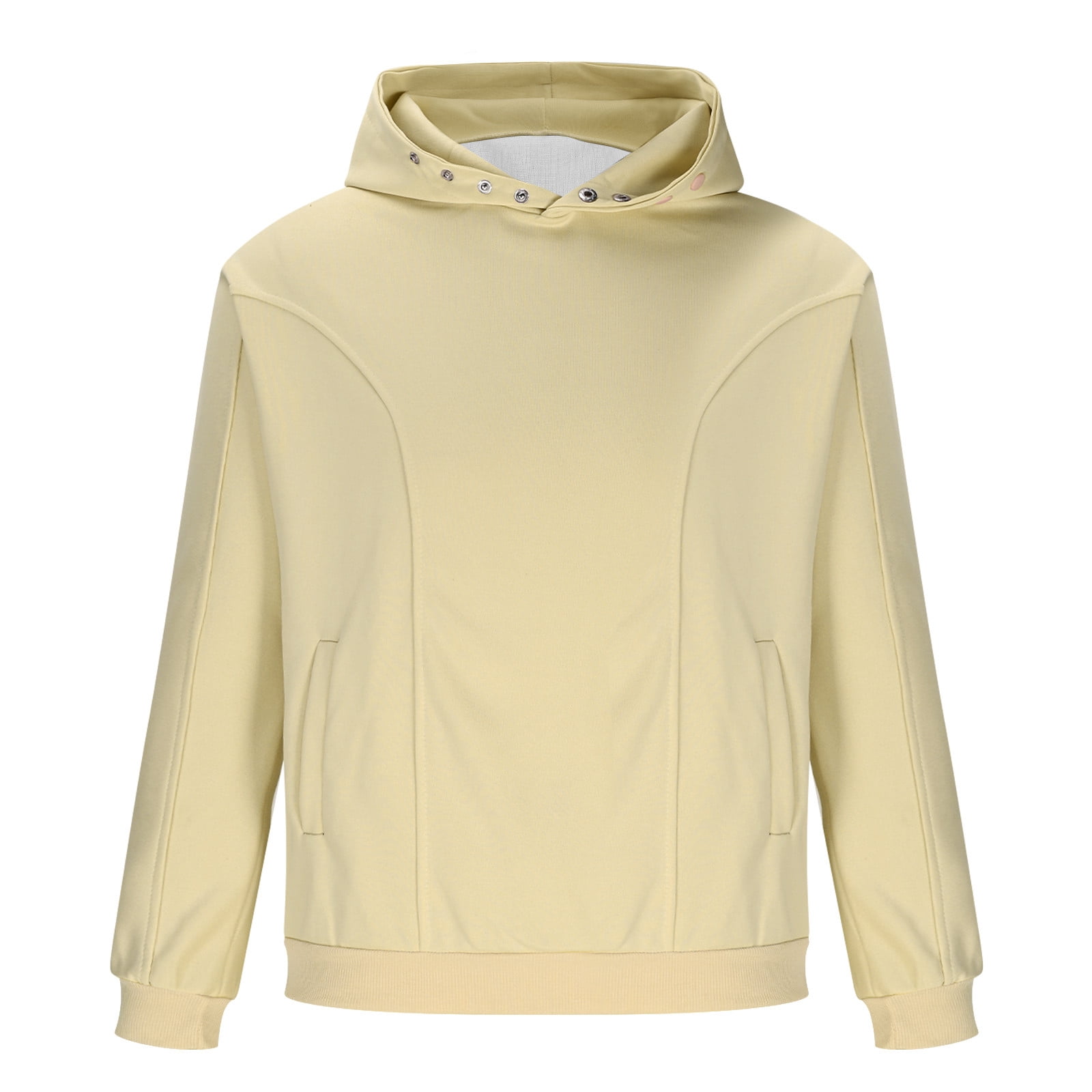Dihao Mens Hoodies Pullover Oversized Hoodie Wash Plush Cotton Hooded ...