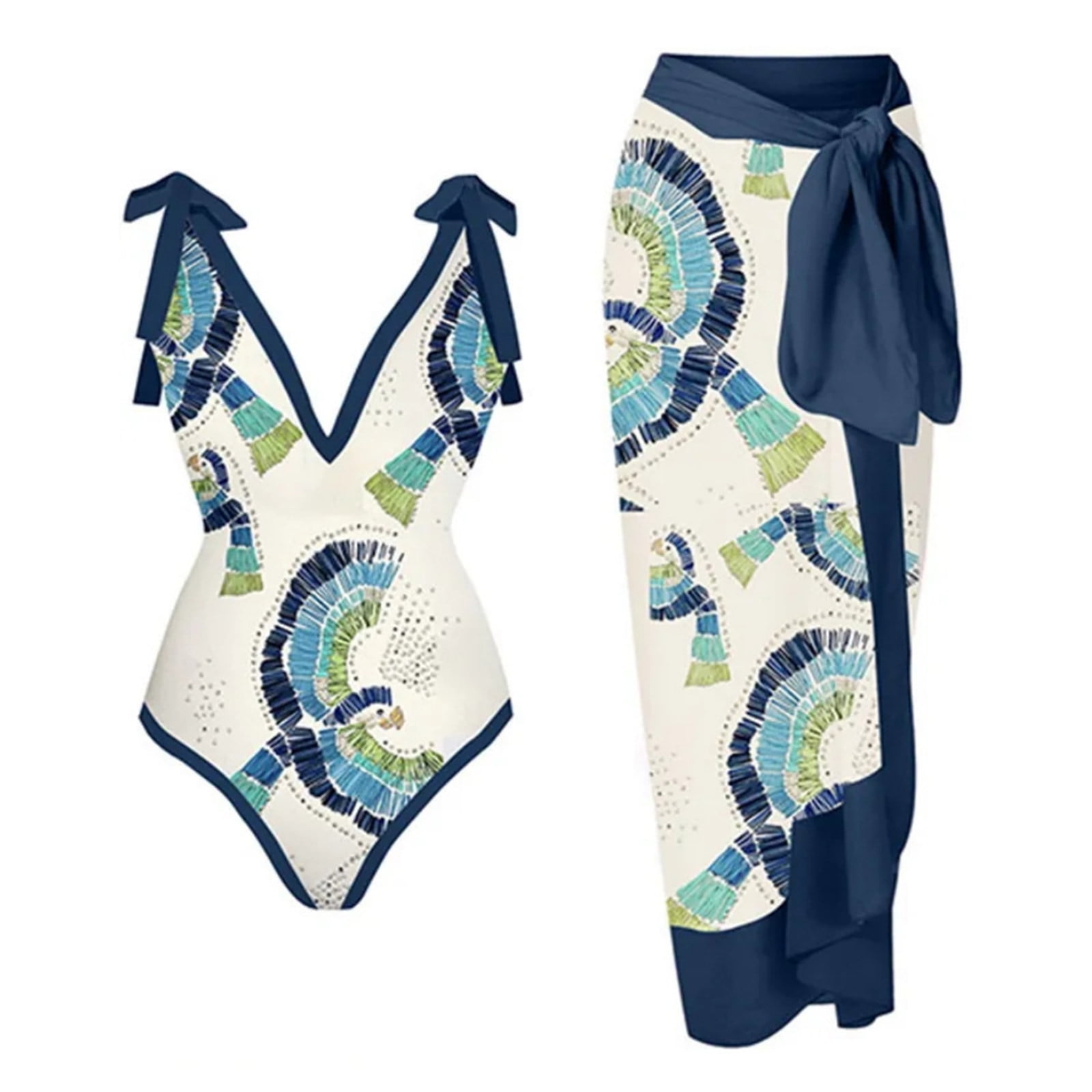 Dihao One Piece Swimsuit for Women Clearance Plus Size Women'S New ...