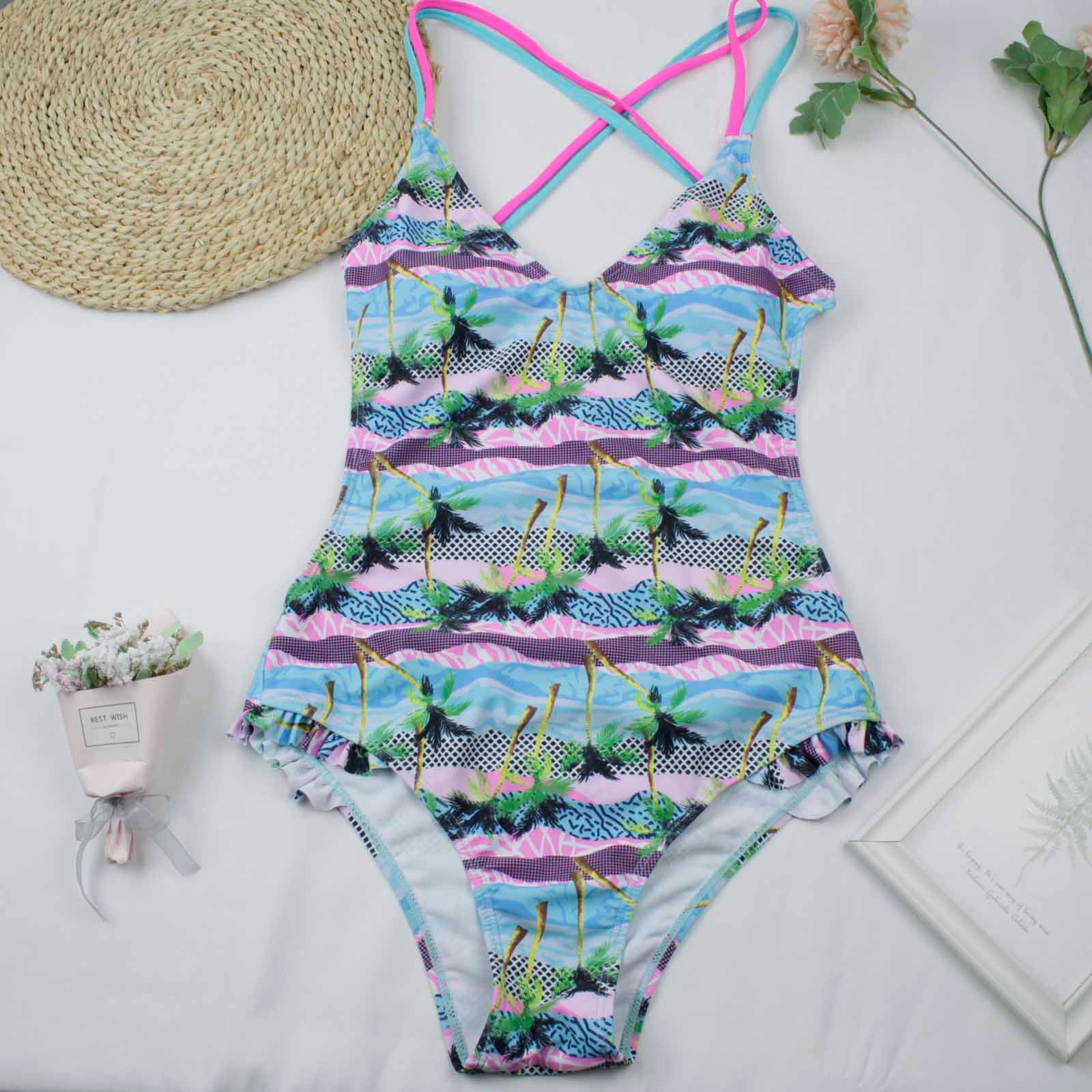 Dihao Tummy Control Swimsuits for Women Clearance Plus Size Swimsuit ...
