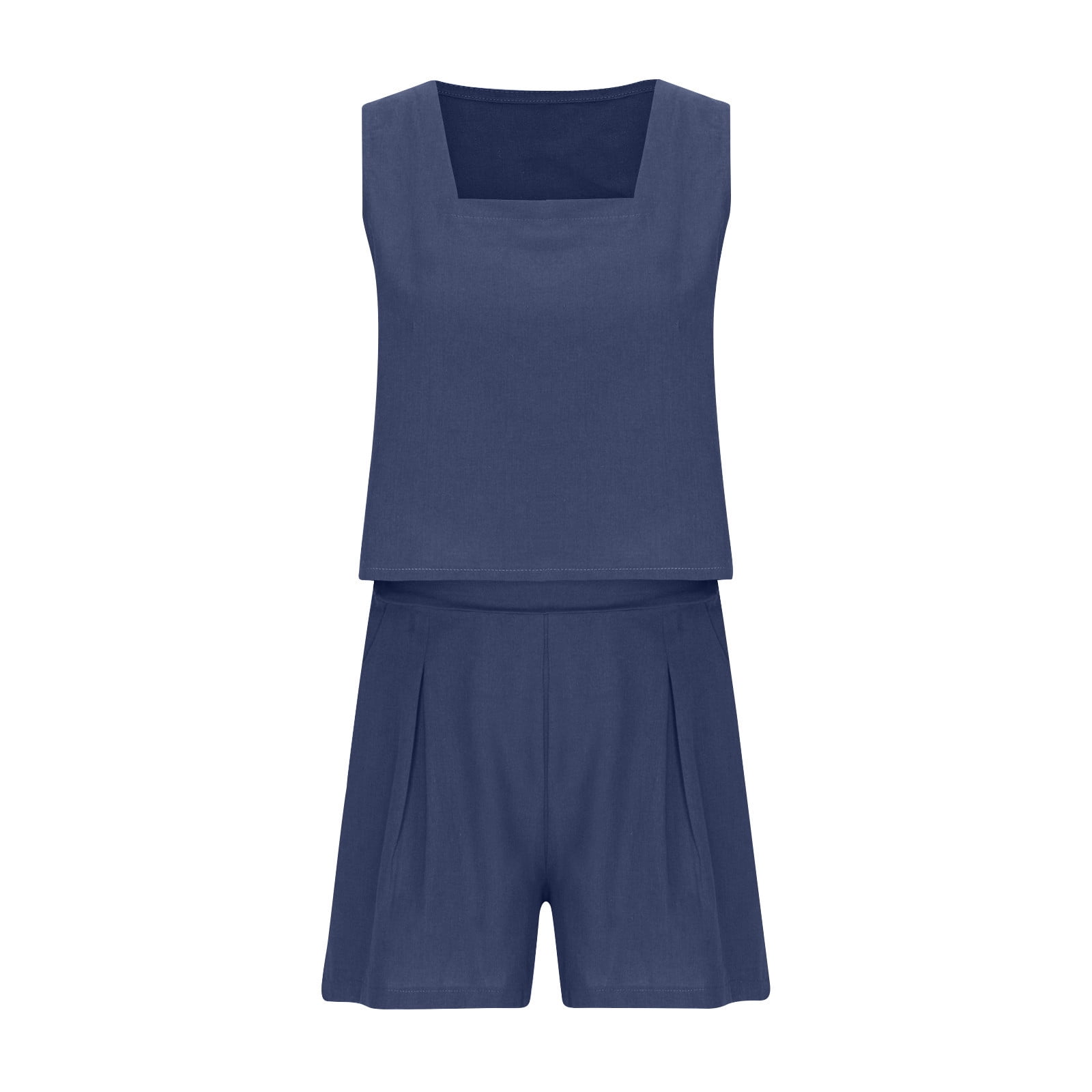 Dihao Womens Suits 2 Piece Plus Size Clearance Women's Fashion Solid ...