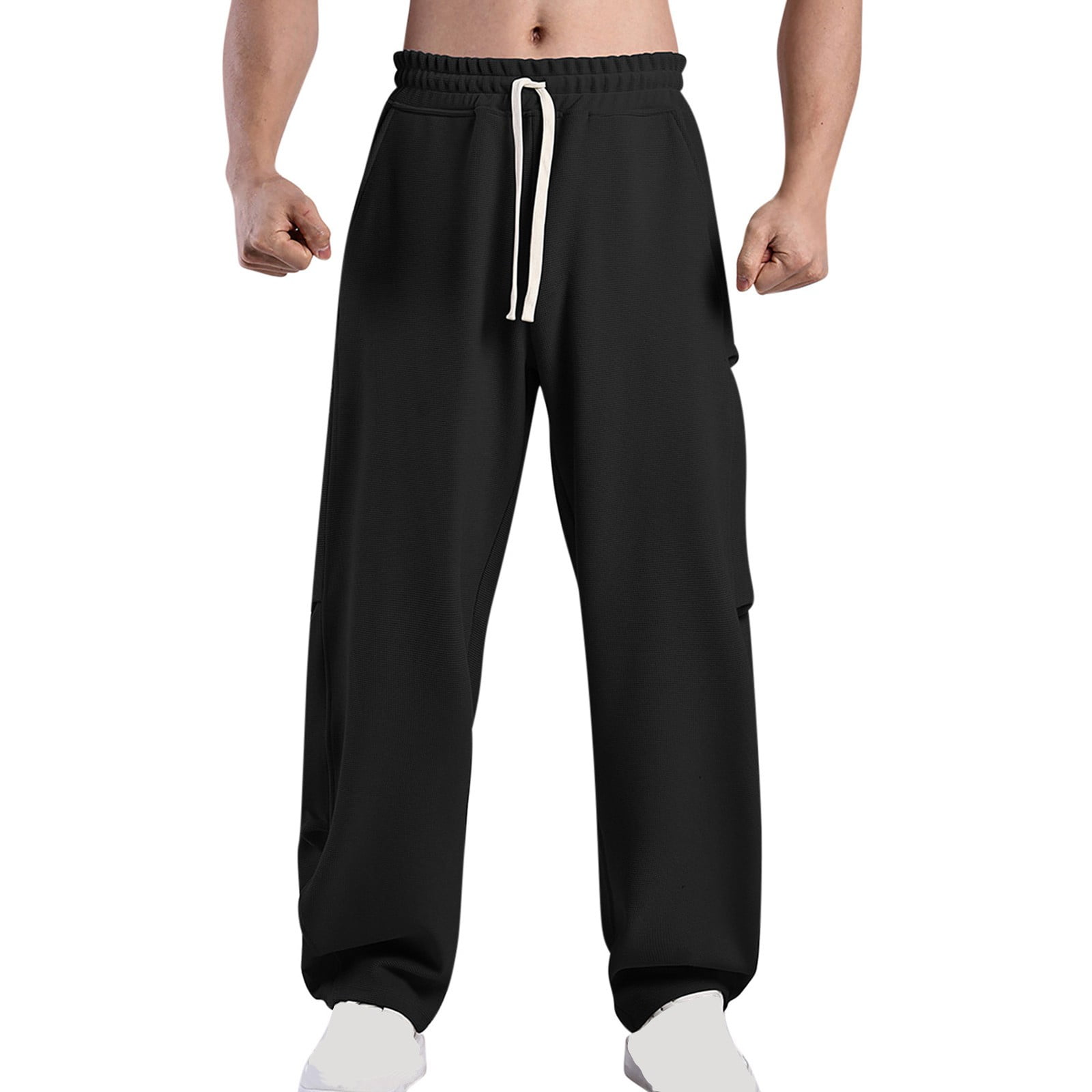 Dihao george Plus Size Mens Pants 2025 Men's Casual Pants Loose Fitting ...