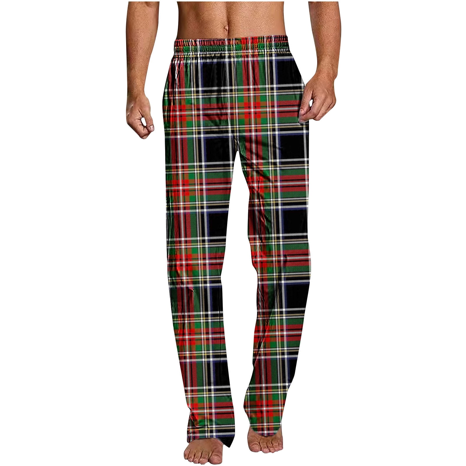 Dihao george plus size mens pants clearance Mens Lounge Pants Comfy ...
