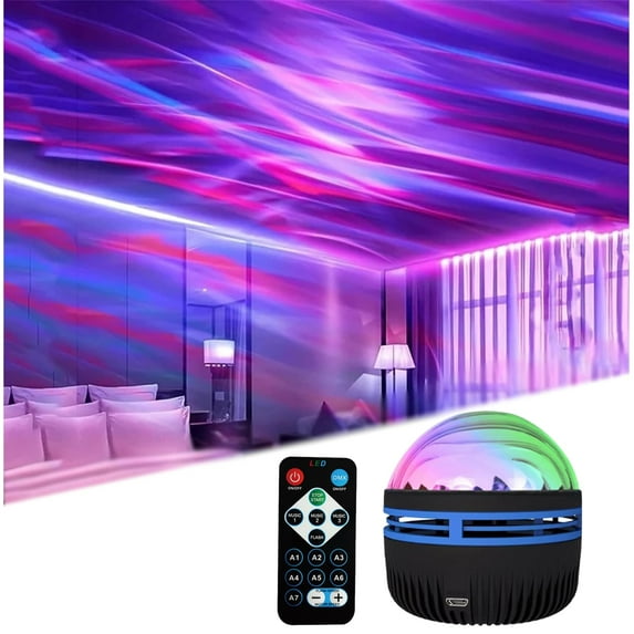 Dihmpor 2 in 1 Northern Lights and Ocean Wave Projector with 14 Effects ...