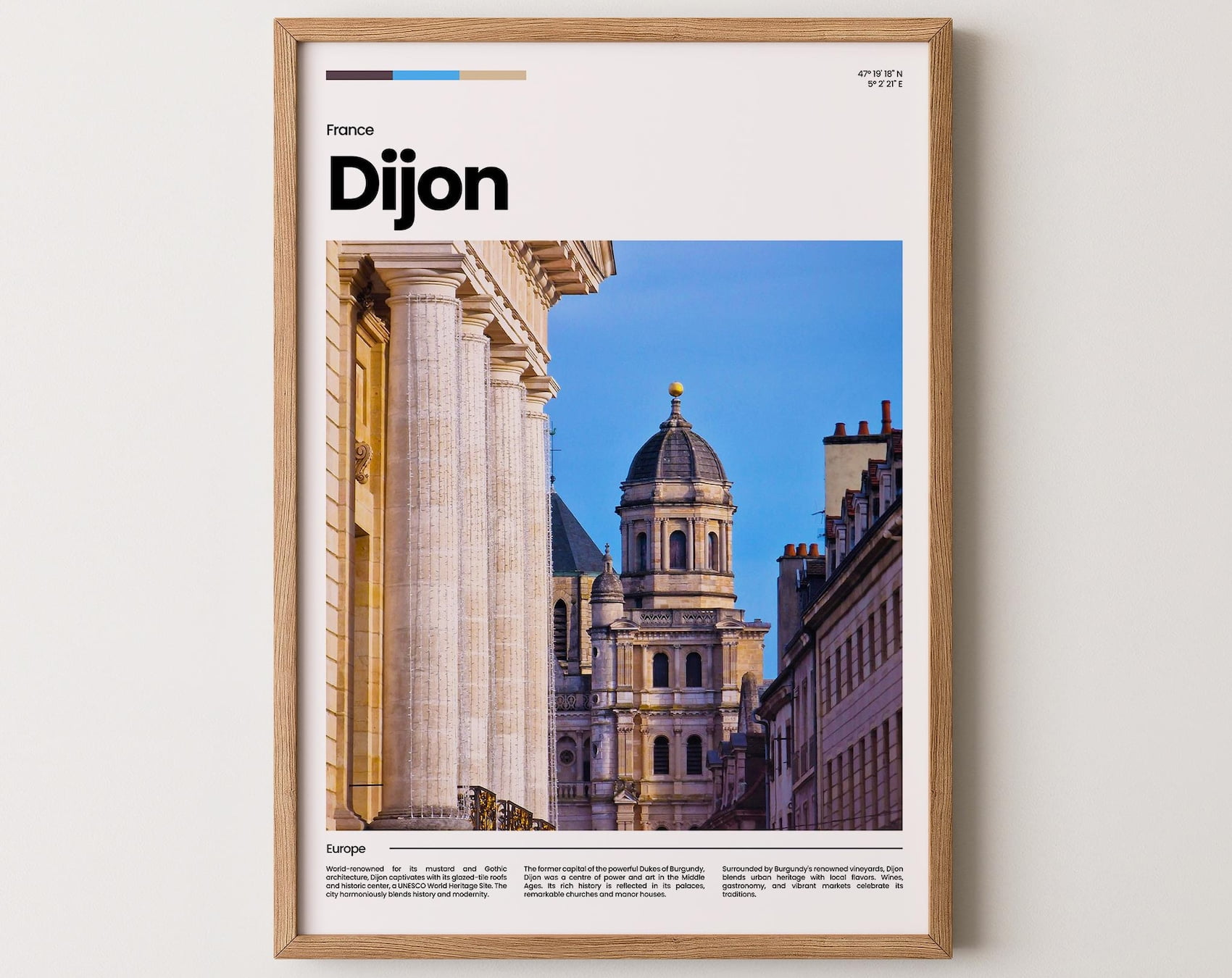 Dijon Poster, Dijon Print, Dijon Photo, Dijon Art, France Poster ...