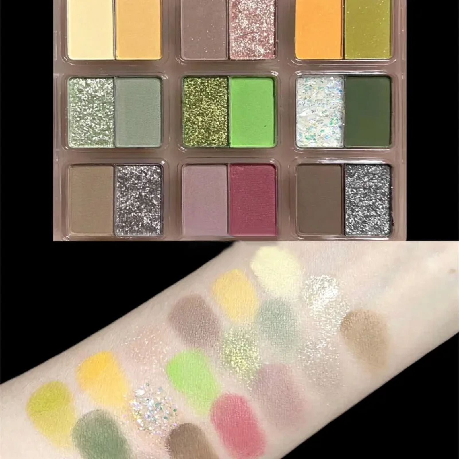Dikalu 9-color New Korean Eyeshadow Palette Tray Pure Sweet Cool Ash ...