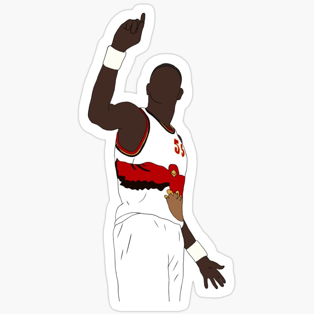 Dikembe Mutombo Finger Wag 2 Sticker Phone Decal Water Bottle Stickers ...