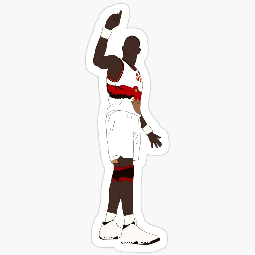 Dikembe Mutombo Finger Wag Sticker Phone Decal Water Bottle Stickers ...
