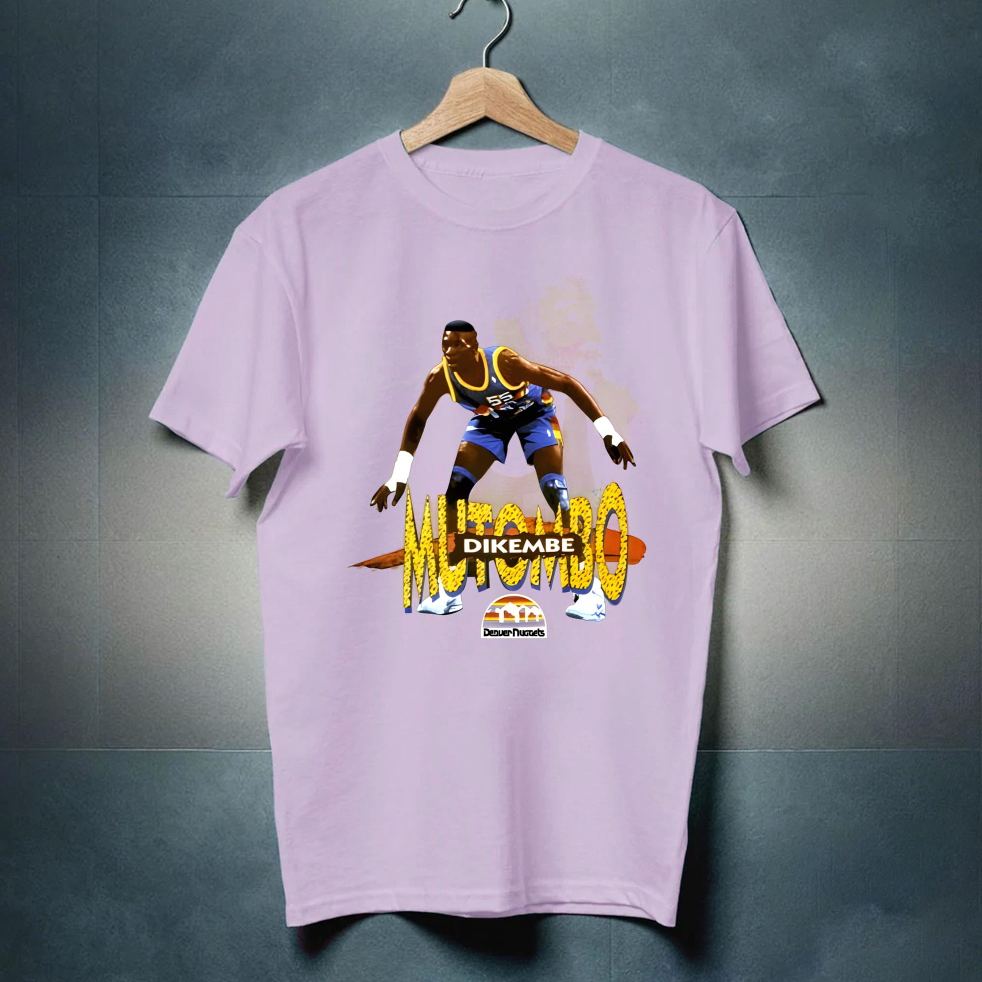 Dikembe Mutombo Retro Basketball T Shirt-TH37914 - Walmart.com