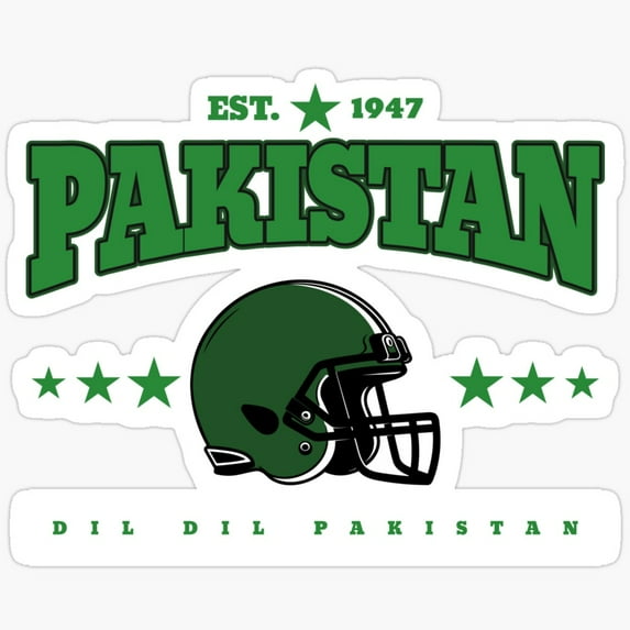 Dil Dil Pakistan Cricket Sticker Phone Decal Water Bottle Stickers Car ...