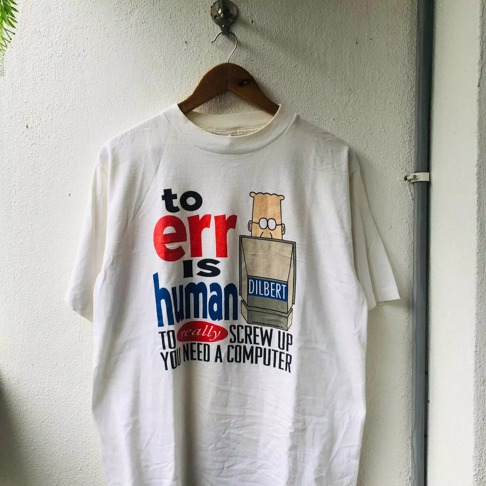 Dilbert “ American Comic Strip Cartoon Memes Designs T-shi Tshirt, L ...