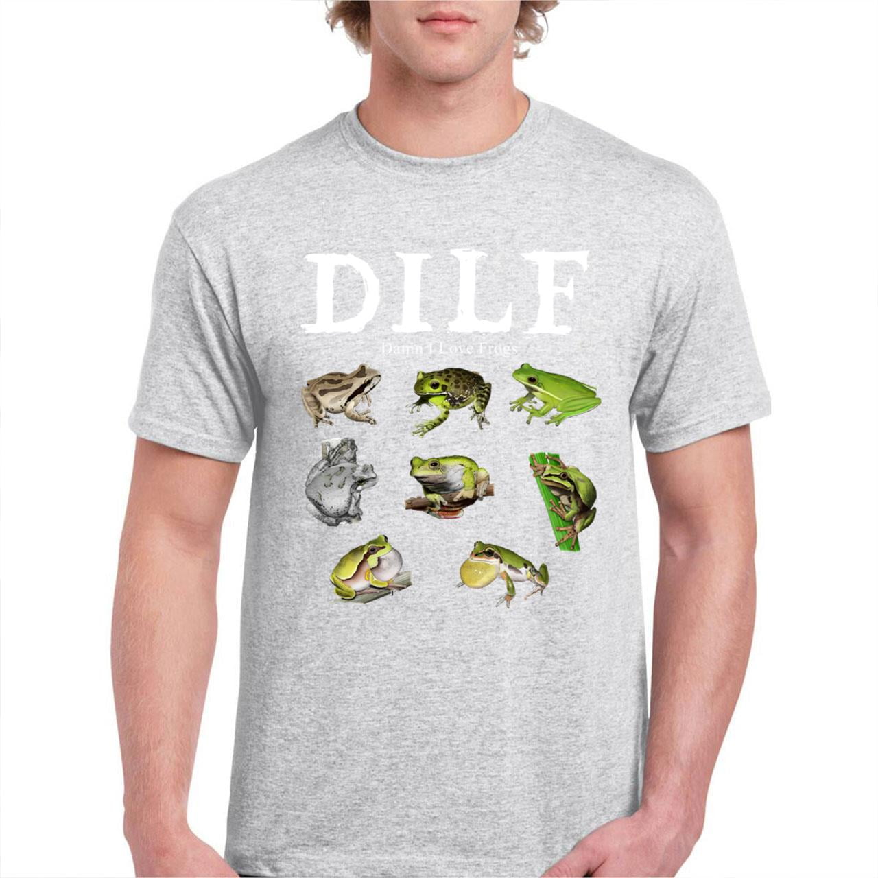 Dilf Damn I Love Frogs Frog 90S Vintage Shirt, Retro Toad Tee, Nature ...