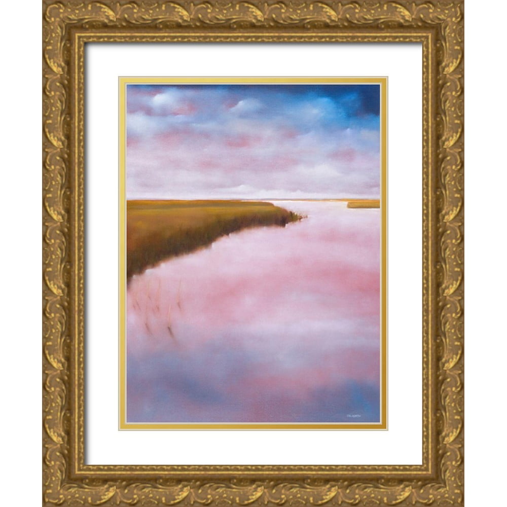 Diliberto, Michael A. 19x24 Gold Ornate Wood Framed with Double Matting ...