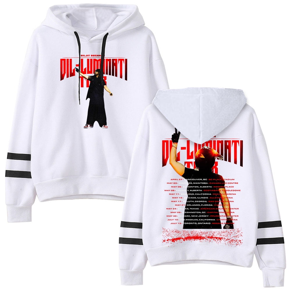 Diljit Dosanjh 2024 Dil-Luminati Tour Merch Pullover Hoodies Unisex ...
