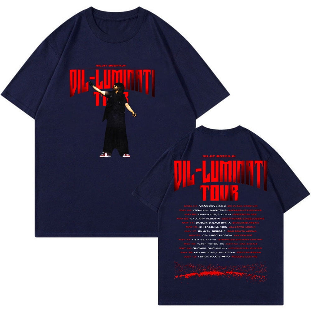Diljit Dosanjh Dil Luminati Tour 2024 T Shirt Crewneck Short Sleeve
