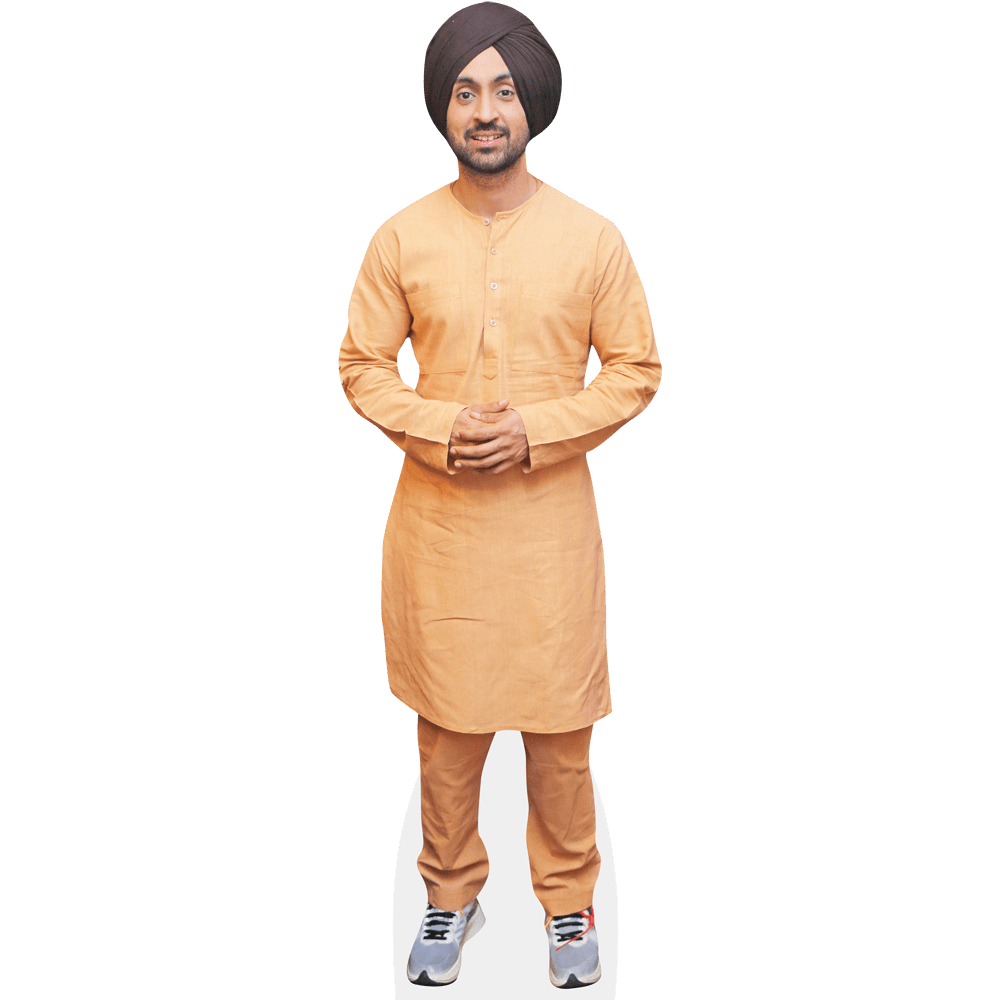 Diljit Dosanjh (Orange) Lifesize Cardboard Cutout Standee - Walmart.com