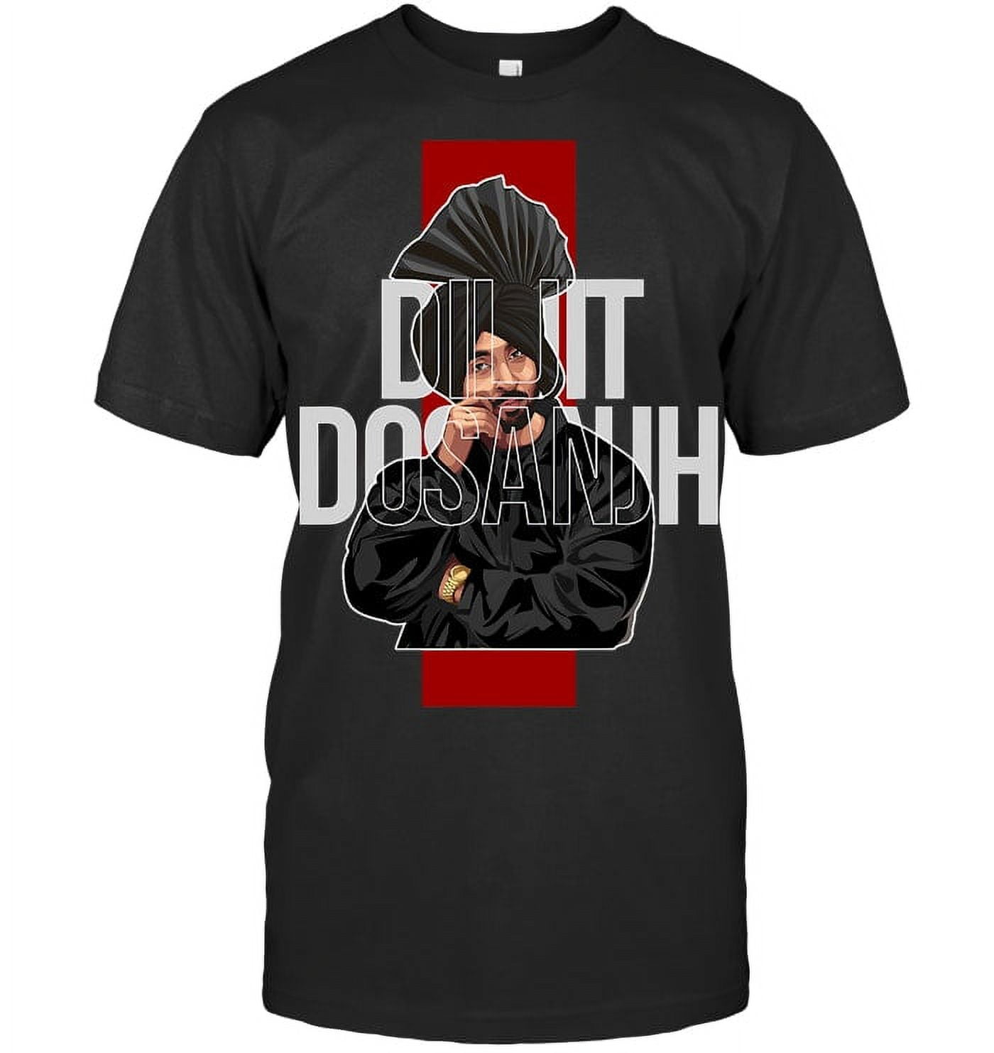 Diljit Dosanjh Punjabi Singer Desi Apparel Punjabi Dj T Shirt