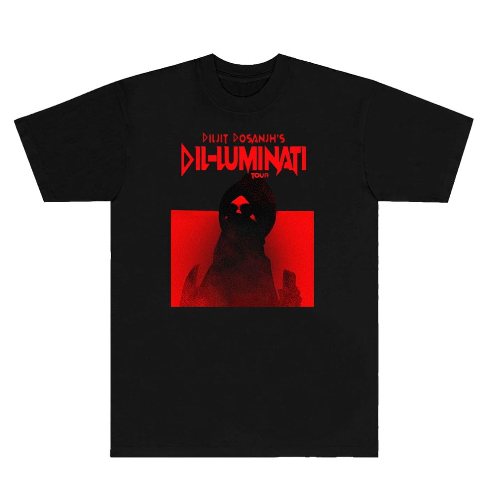 Diljit Dosanjh Vintage Tee Dil-Luminati Tour Merch New Logo T-shirts ...