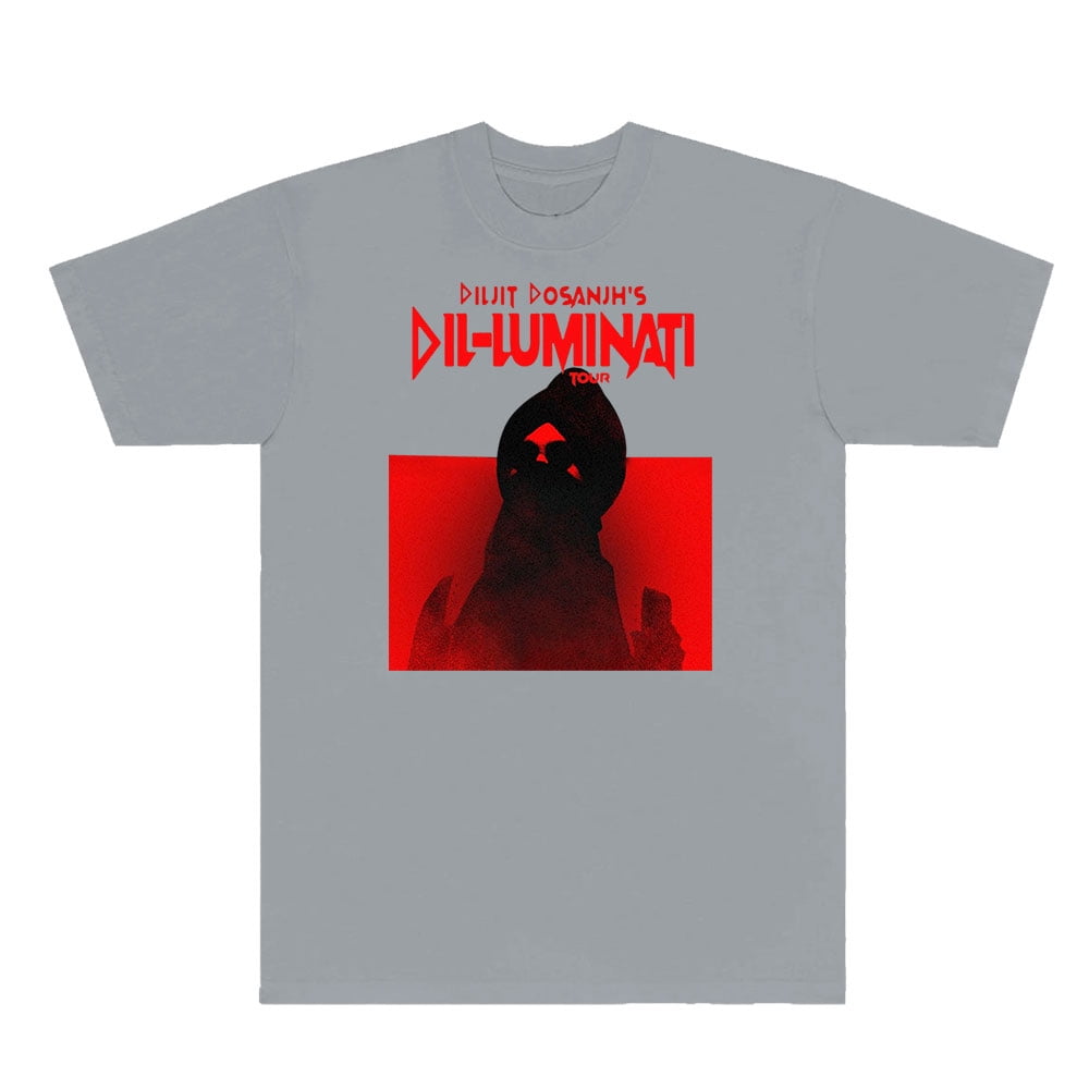 Diljit Dosanjh Vintage Tee Dil-Luminati Tour Merch New Logo T-shirts ...