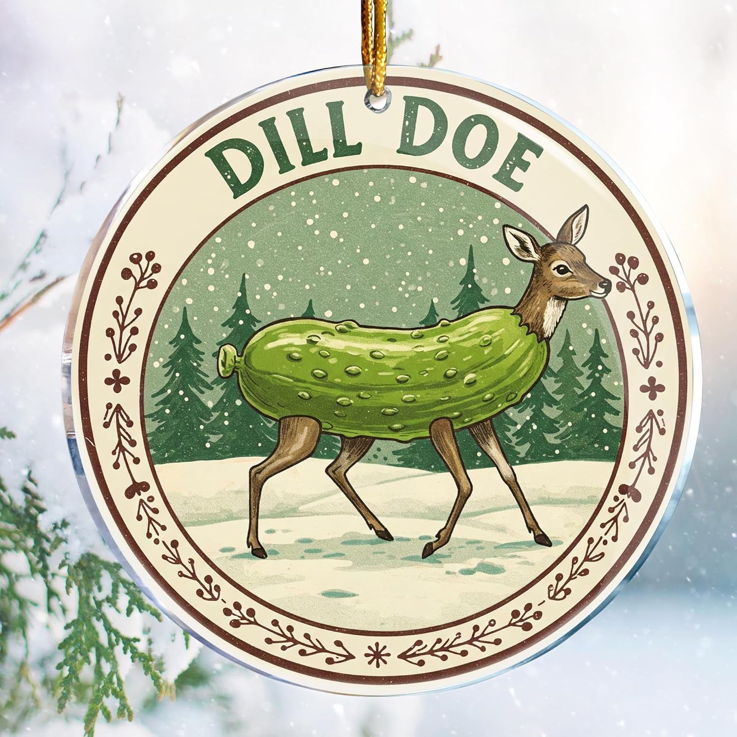 Dill Doe 3 - Funny Deer Adult Humor Inappropriate Pickle Women ...