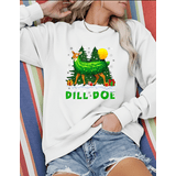 Dill Doe Funny Pickle Christmas Inappropriate Humor Sweatshirt, for Men ...