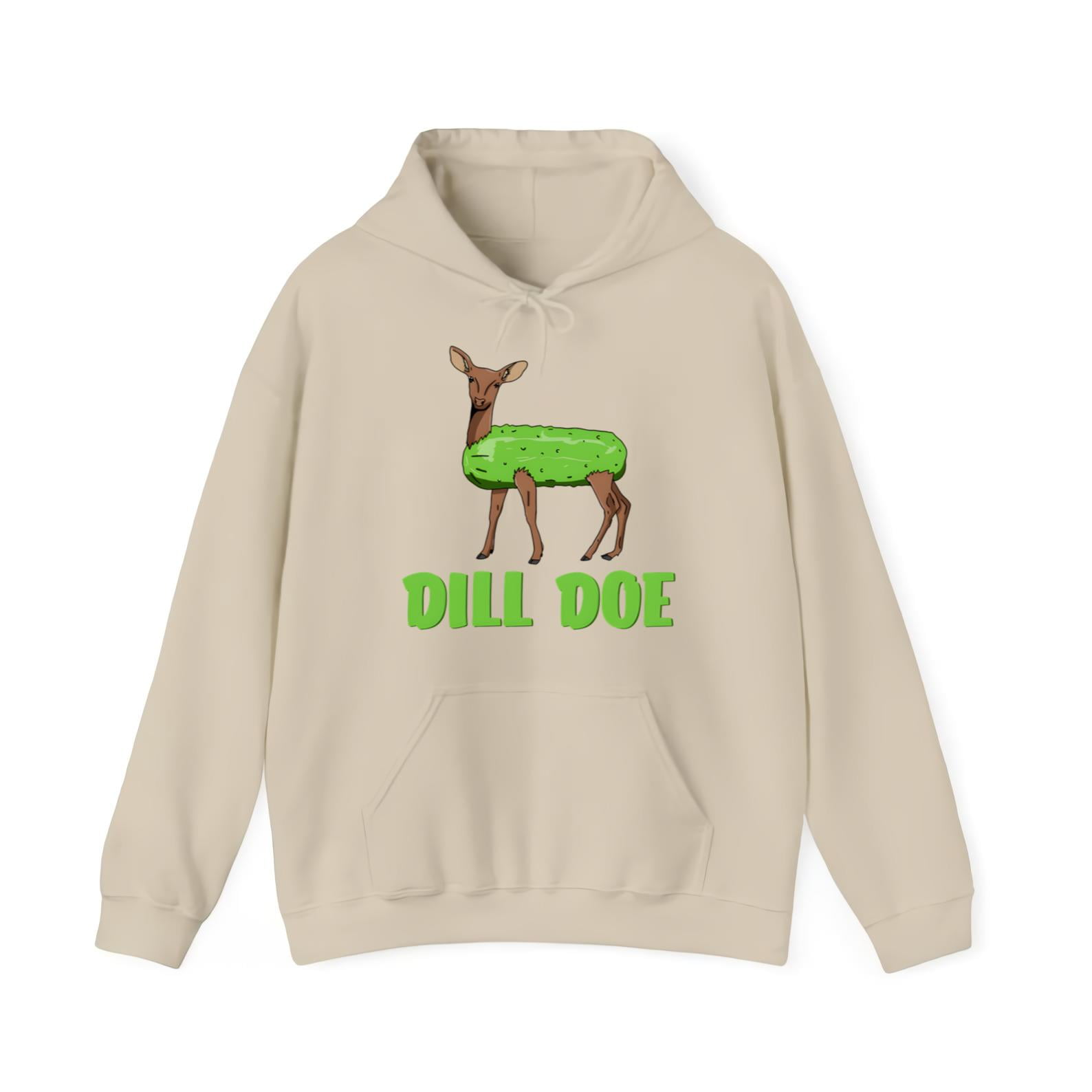Dill Doe T-Shirt Punny Pickle Deer Graphic Hilarious Tee S-5XL-TH7588 ...