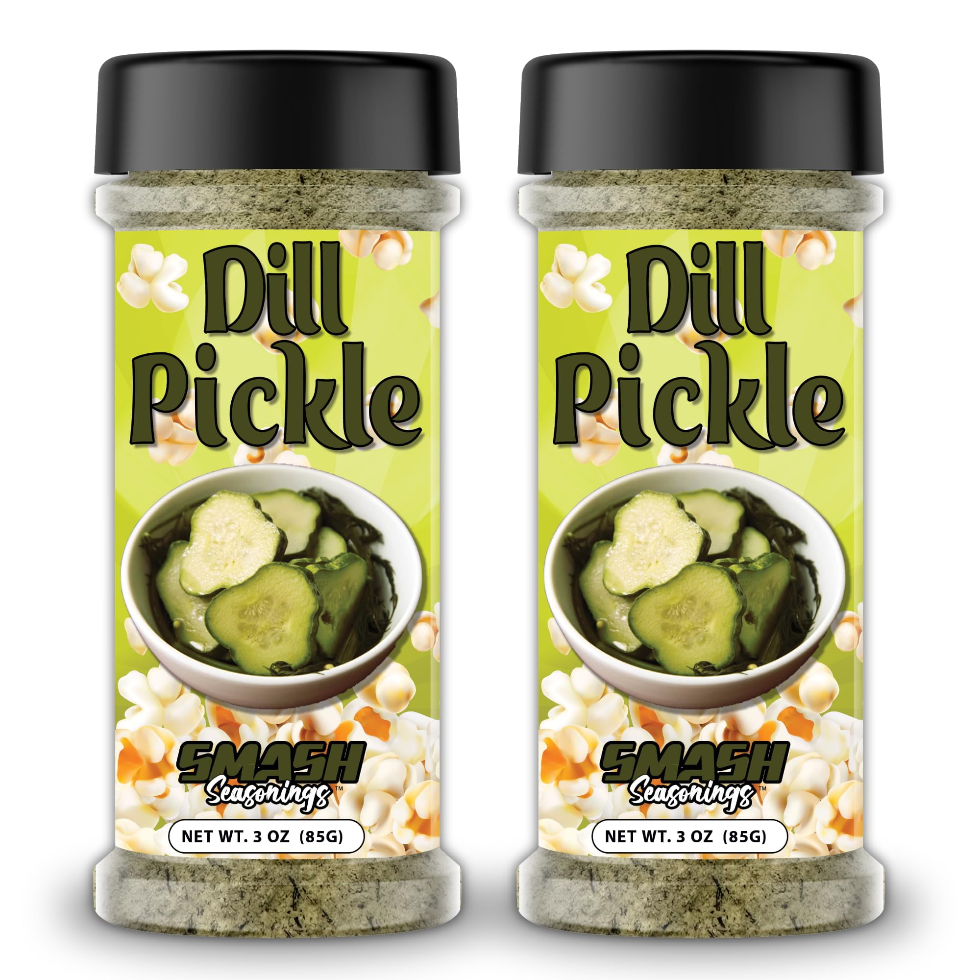 Dill Pickle Popcorn Seasoning Shaker MDA05 - 2 Pack Blend with Premium ...