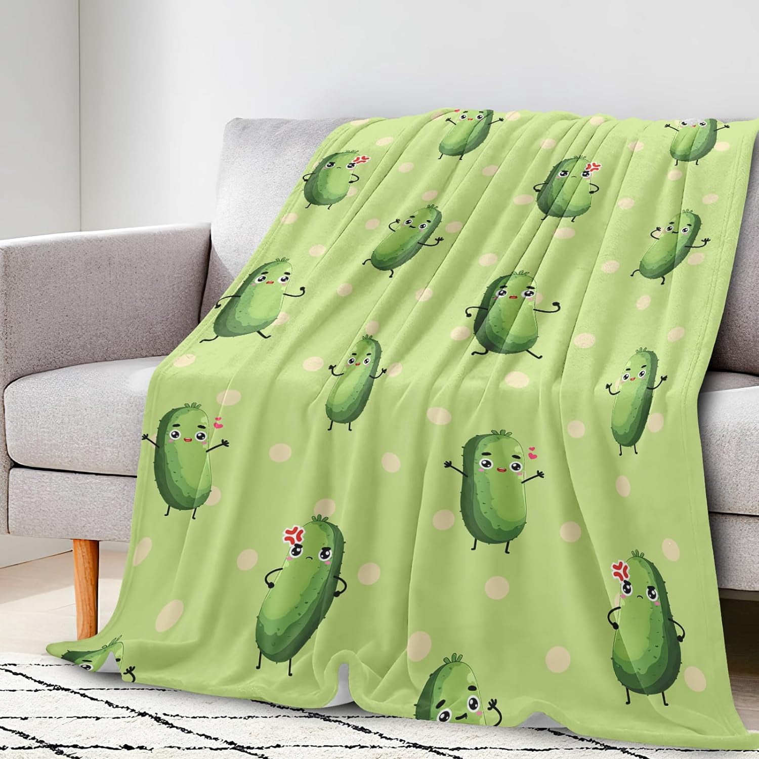 Dill Pickles Blanket Pickle Gifts for Women Girls Boys 50"X 40", Soft ...