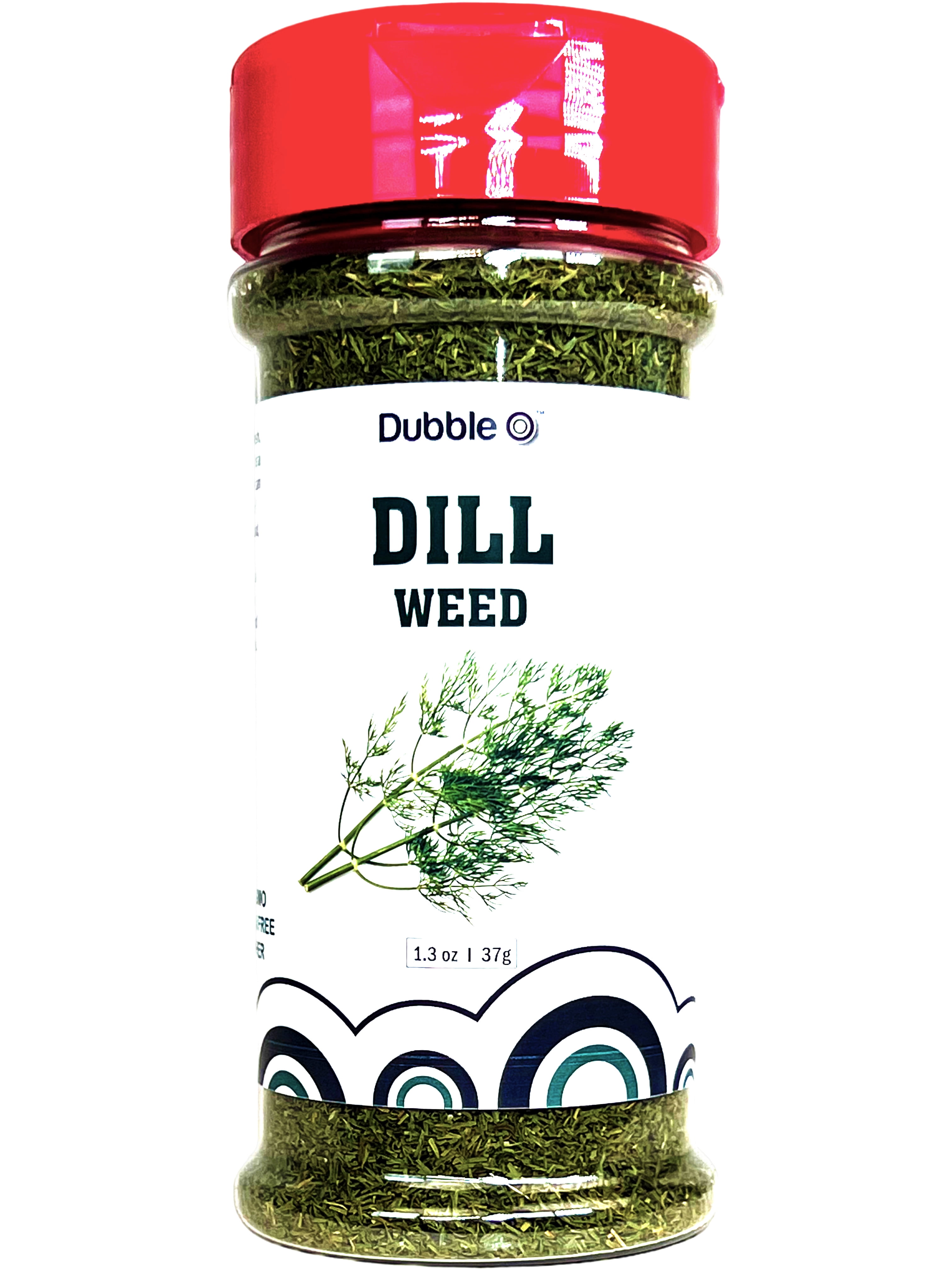 Dubble O Dill Weed, 1.3 oz, Dried Herb, Kosher, Halal, Dill Seasoning ...