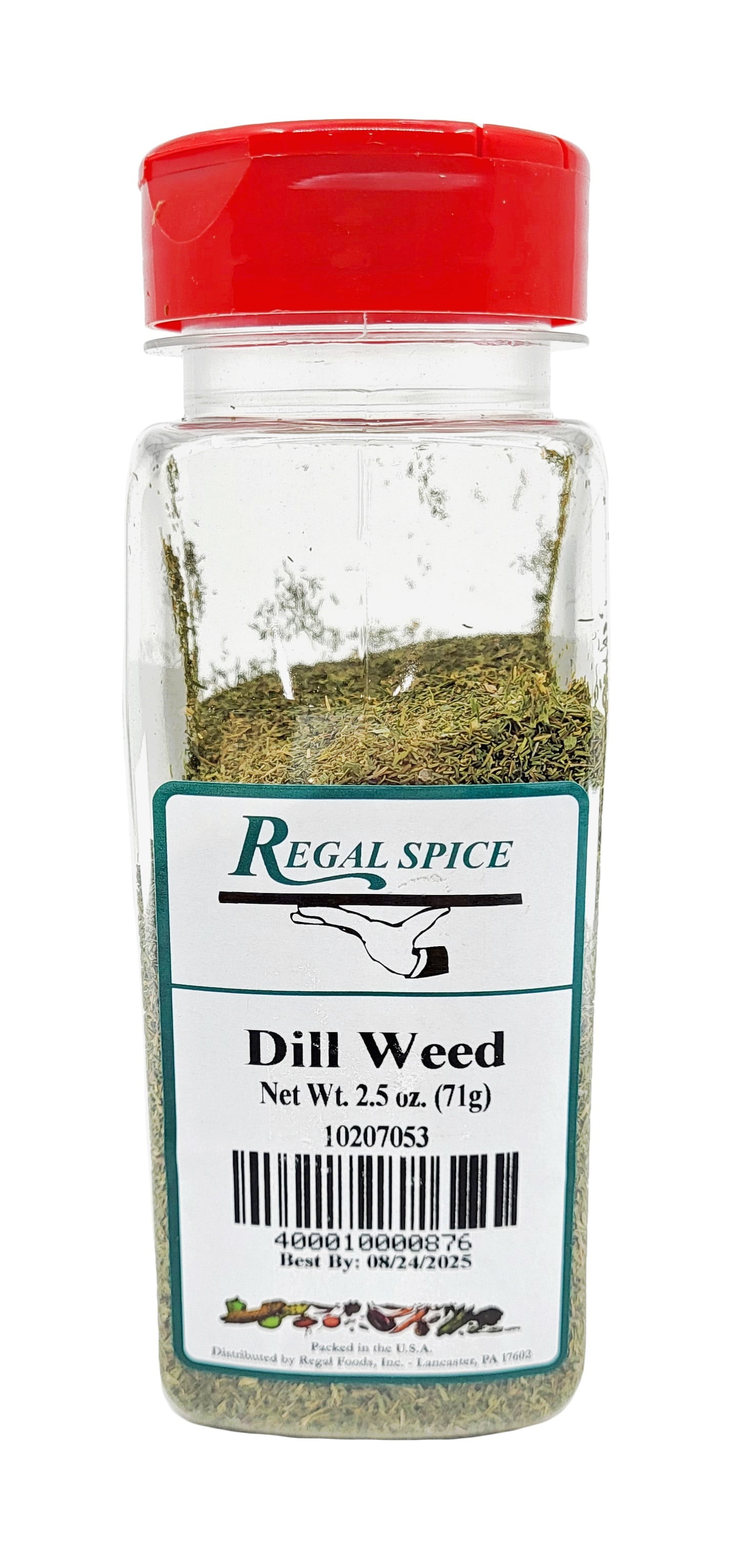 Regal Dill Weed Spice - Chopped Dill Herb - 2.5 oz Container - Walmart.com