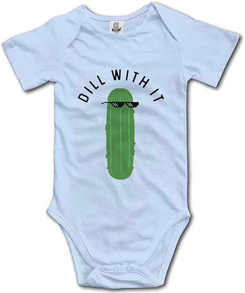 Dill with It Pickles Infant Boys Girls Custom Boutique Baby Bodysuit ...