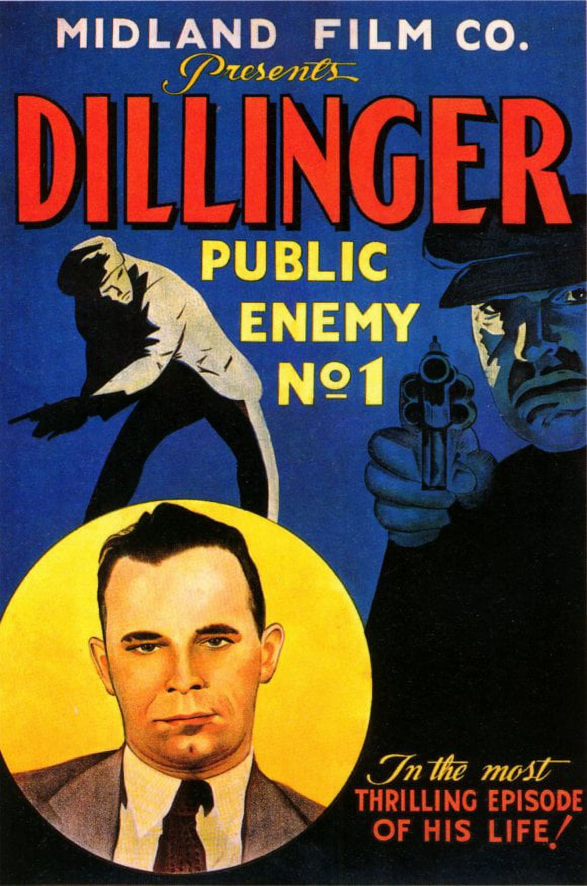 Dillinger (1934) 11x17 Movie Poster - Walmart.com