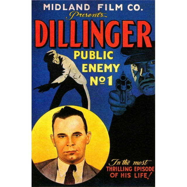 Dillinger (1934) 11x17 Movie Poster - Walmart.com