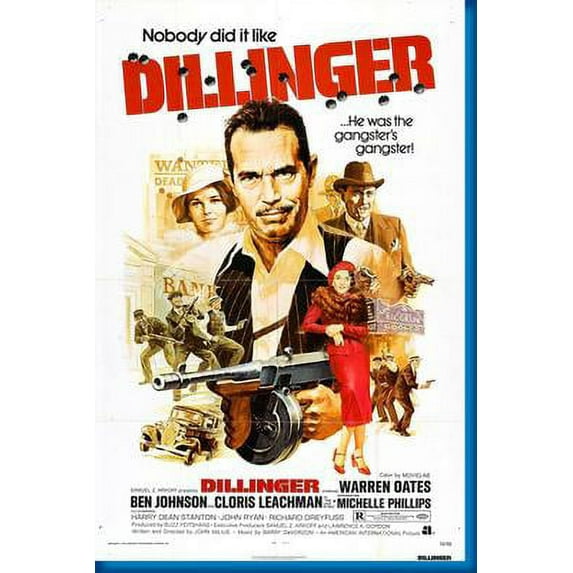 Dillinger Movie Poster Art Poster 24x36 Unframed, Age: Adults ...