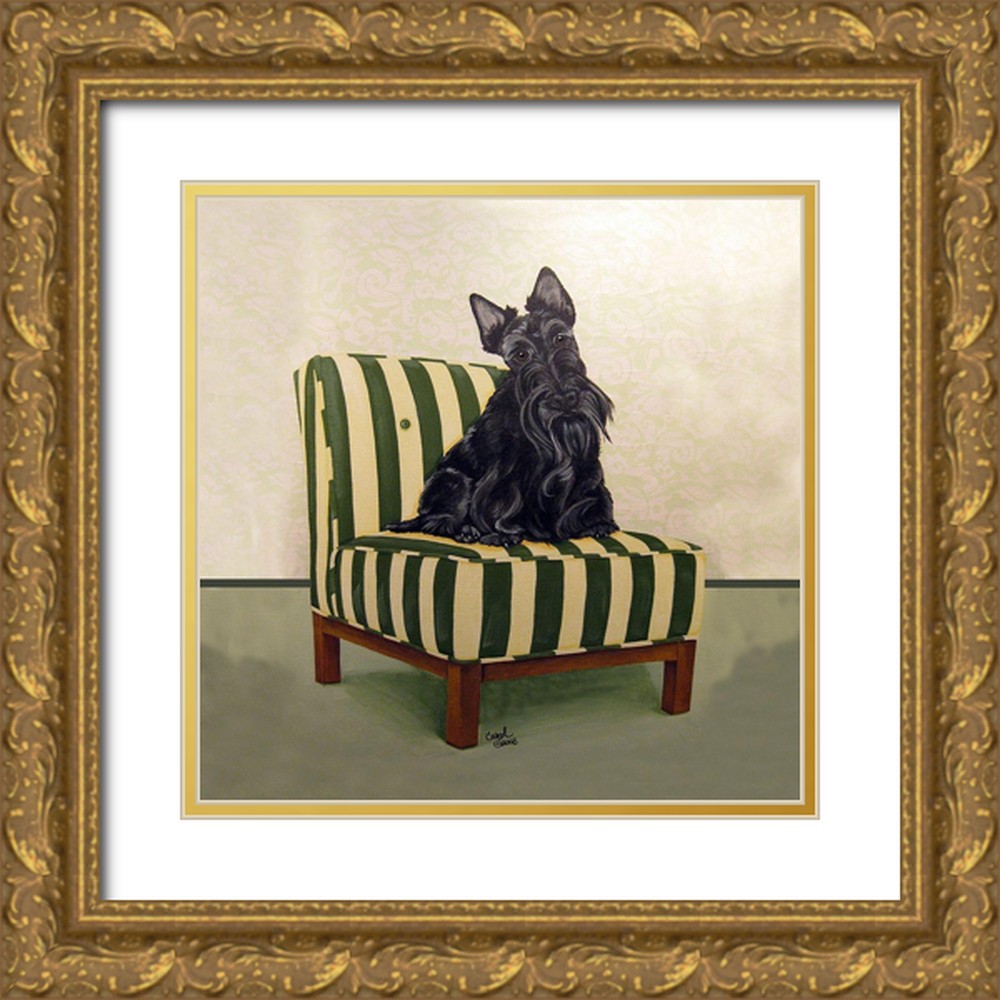 Dillon, Carol 12x12 Gold Ornate Wood Framed with Double Matting Museum ...